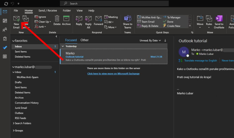 Microsoft Outlook tutorial